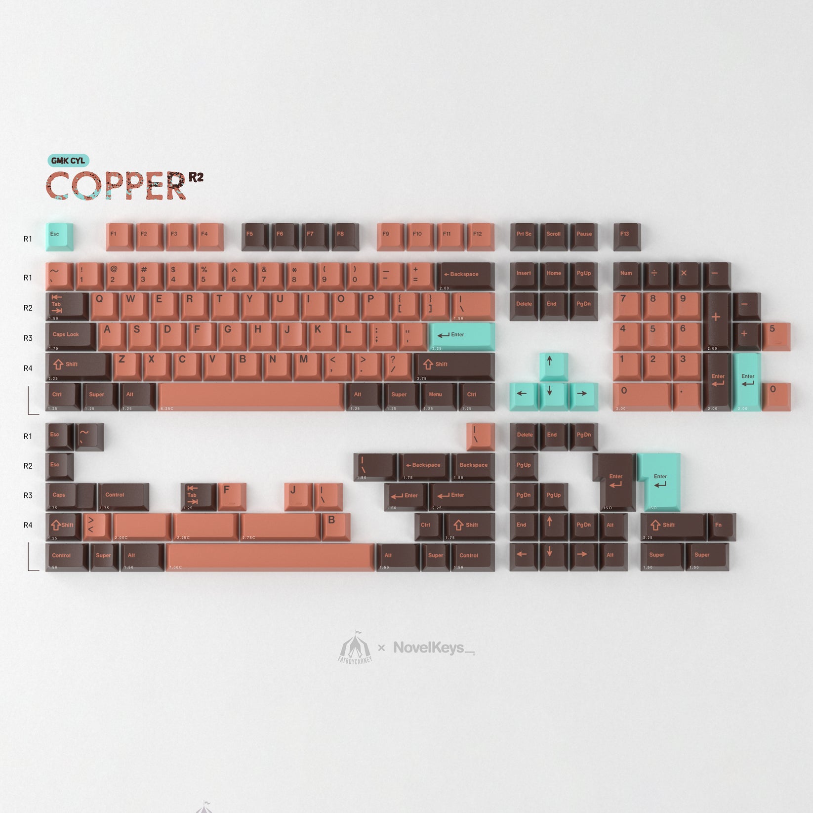 GMK CYL Copper R2键帽 – KBDfans