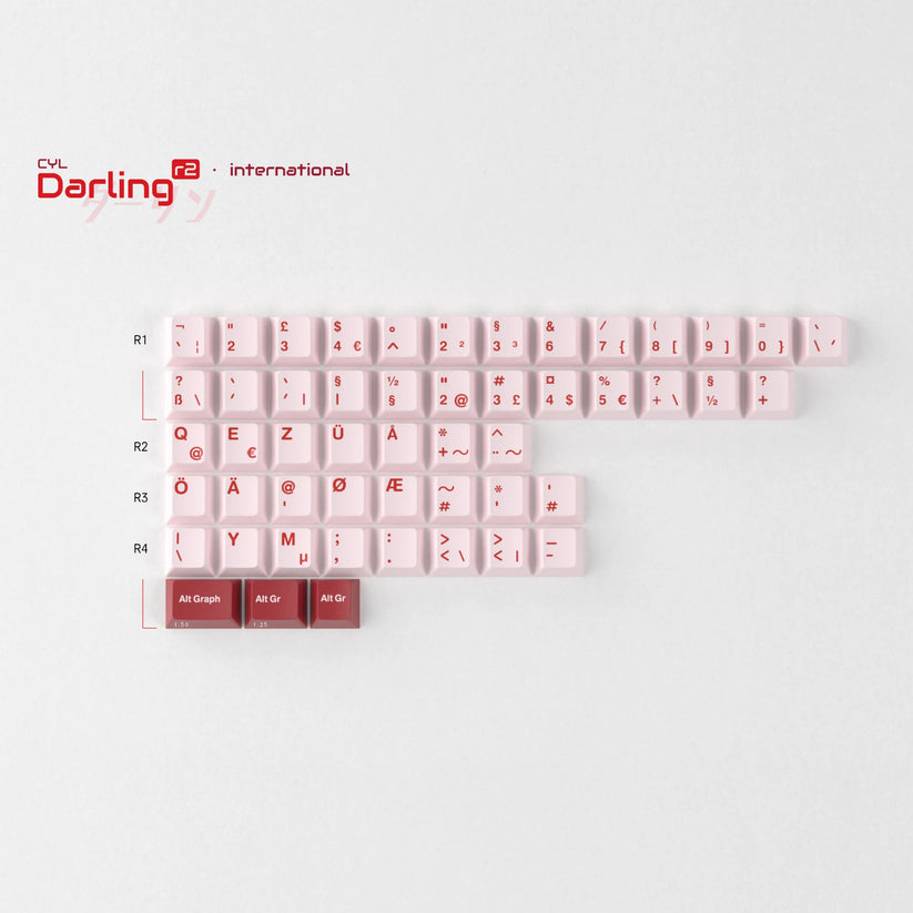 GMK CYL Darling R2键帽 – KBDfans