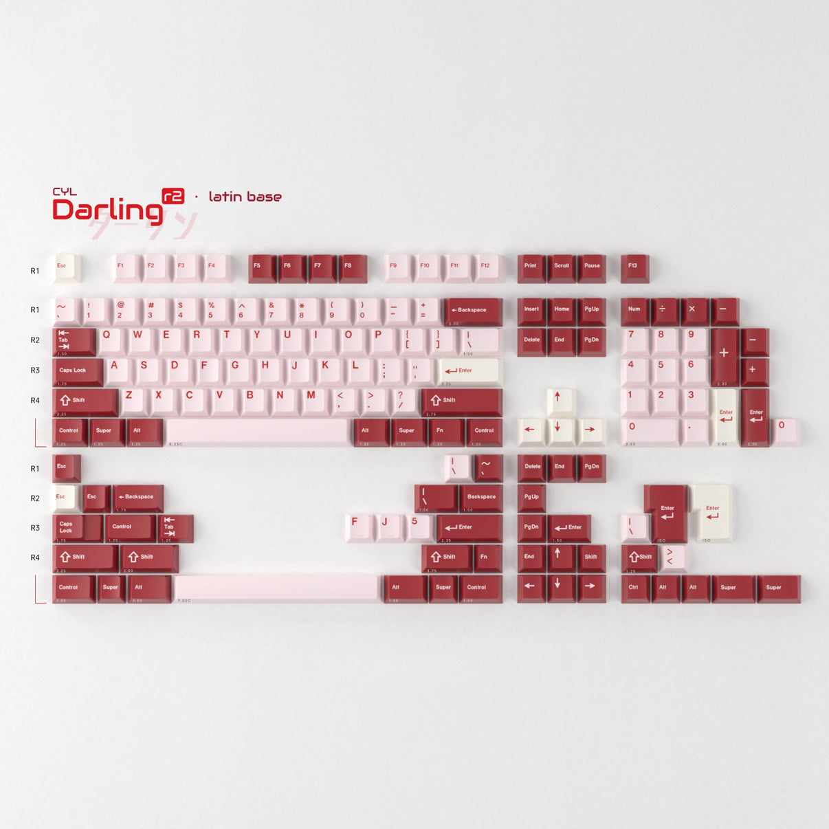 GMK CYL Darling R2键帽 – KBDfans